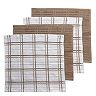 Food Network™ Plaid Dishcloth 4-pk.