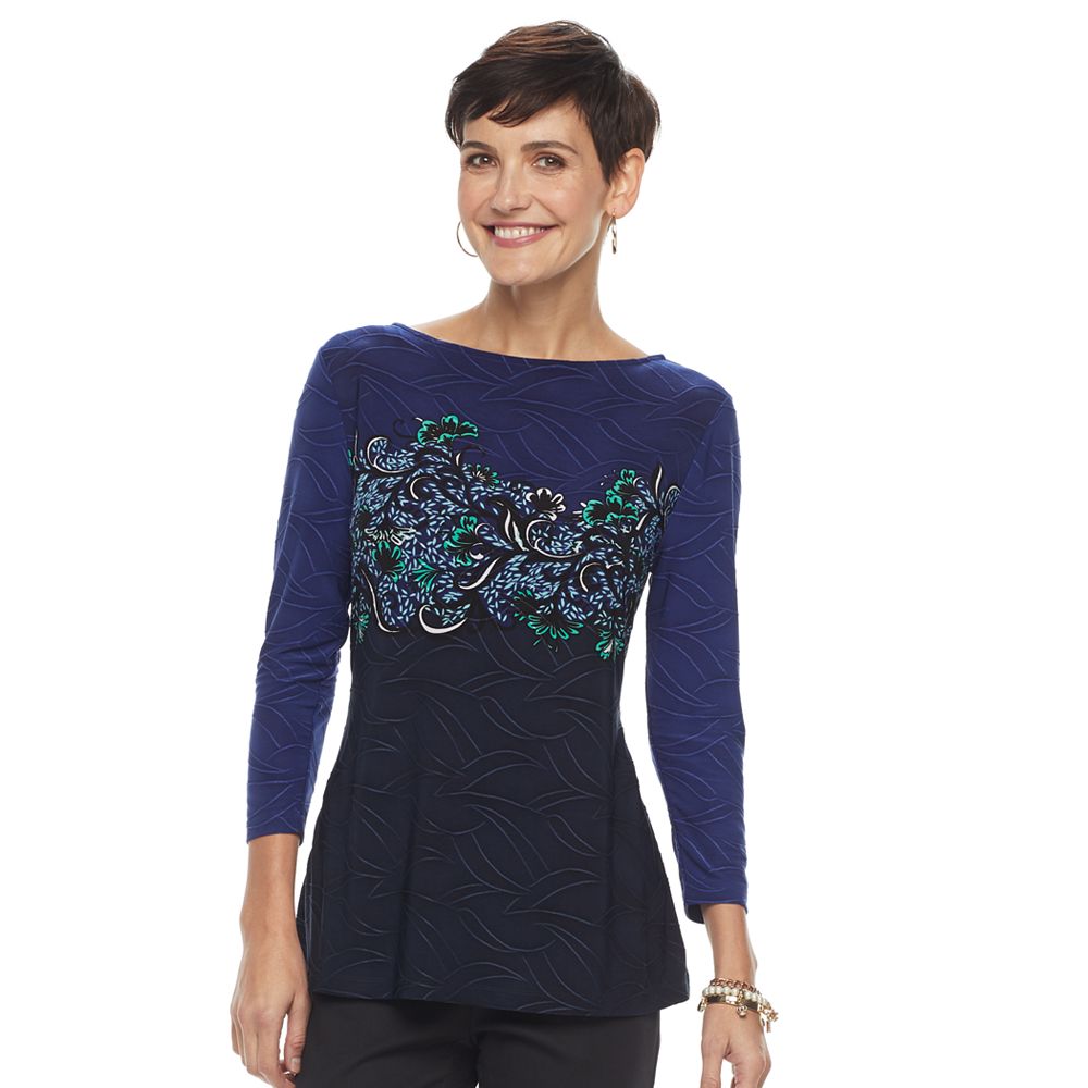 Women's Croft & Barrow® Ballet Neck Top