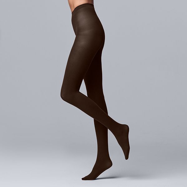 Simply Vera Vera Wang Opaque Control-Top Tights