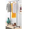 Whitmor Expandable Rolling Clothes Garment Rack