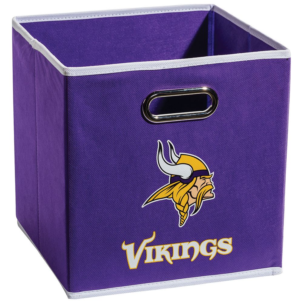 Franklin Sports Minnesota Vikings Collapsible Storage Bin