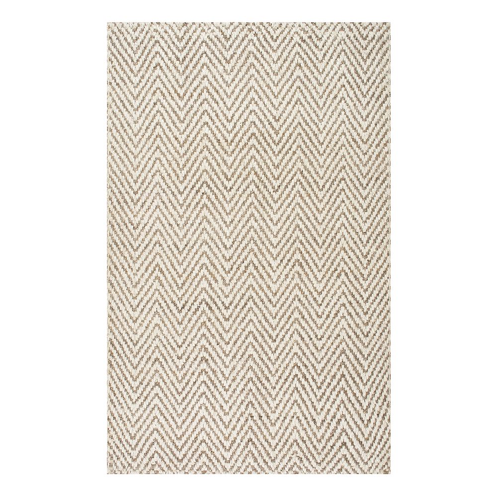 nuLOOM Vania Chevron Jute Rug