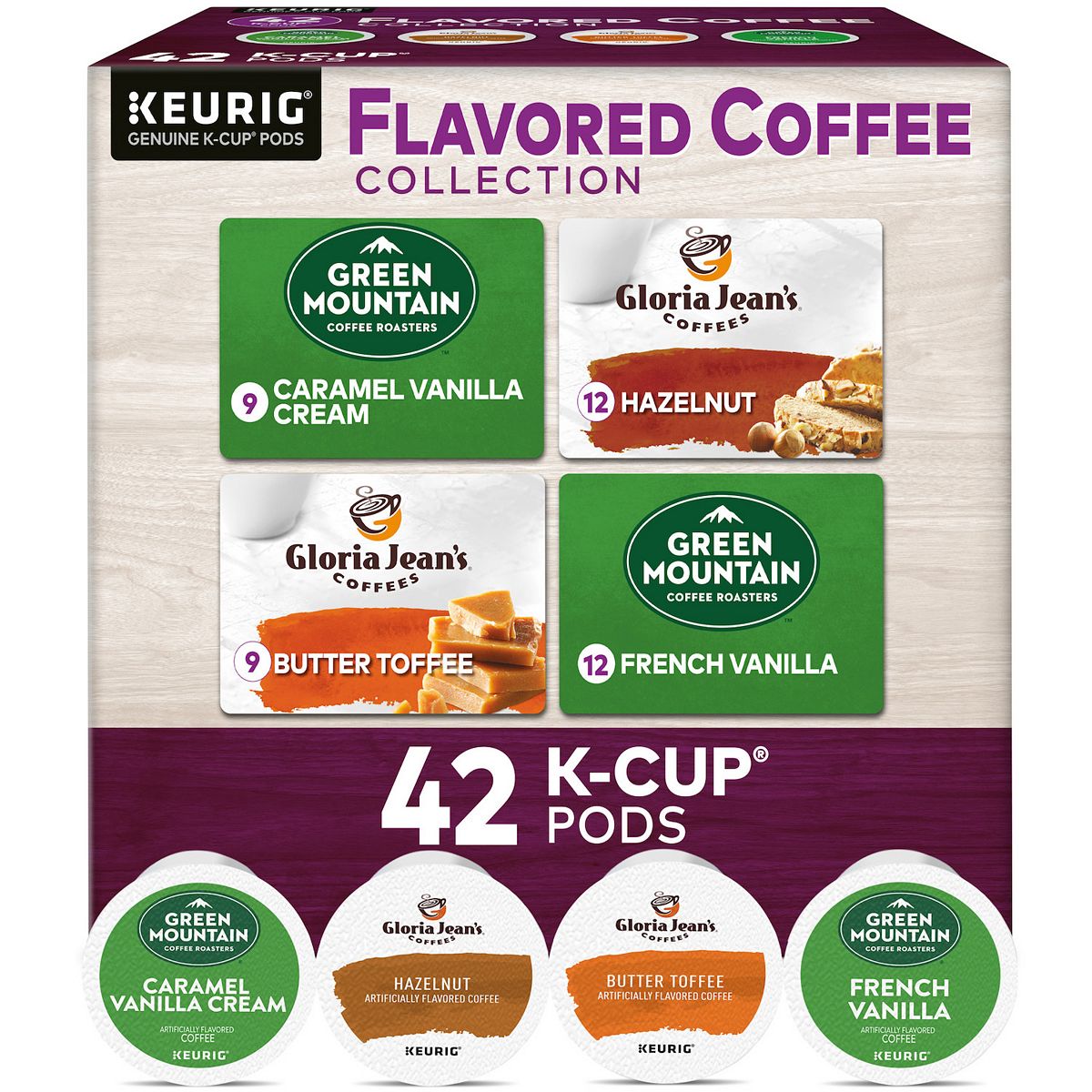 Flavored Coffee Collection, Keurig® K-Cup® Pods - 42-pk., Multicolor ...