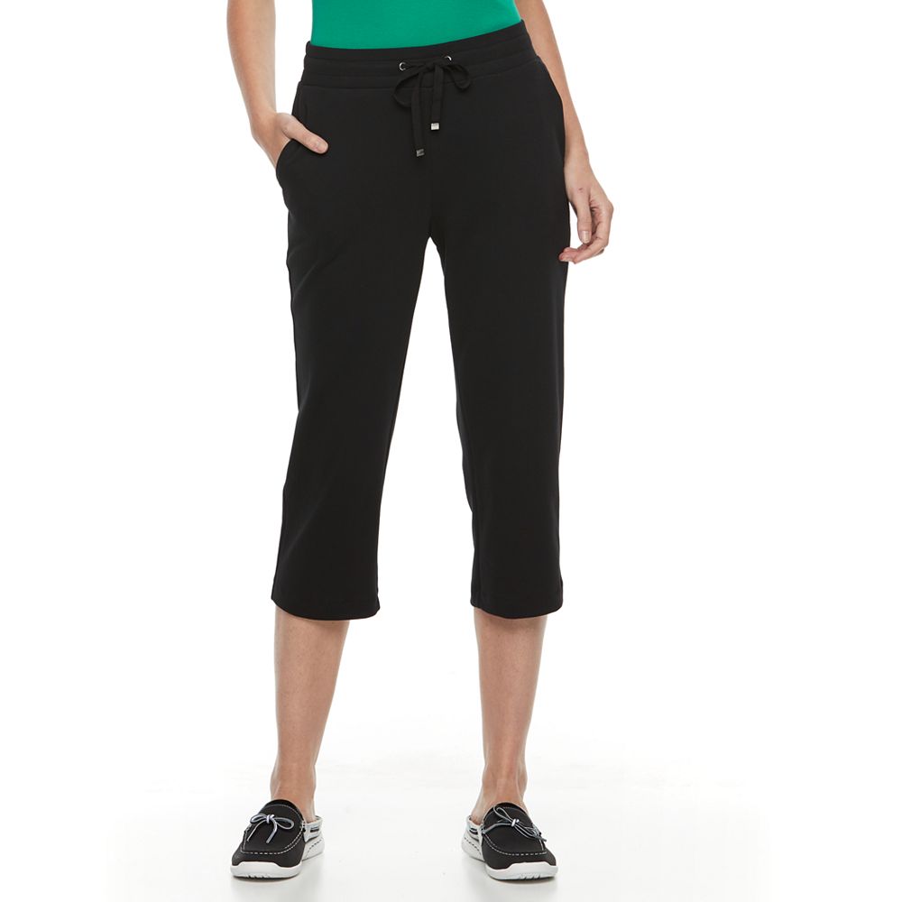 Women's Croft & Barrow® Drawstring Capri Pants