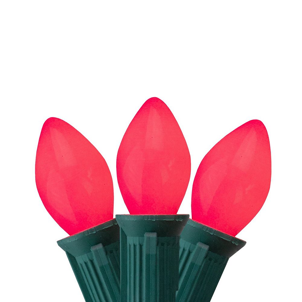 Northlight 25-Light Opaque Pink Indoor / Outdoor Christmas Lights