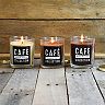 Café Collection Scented Candles - Set of 3