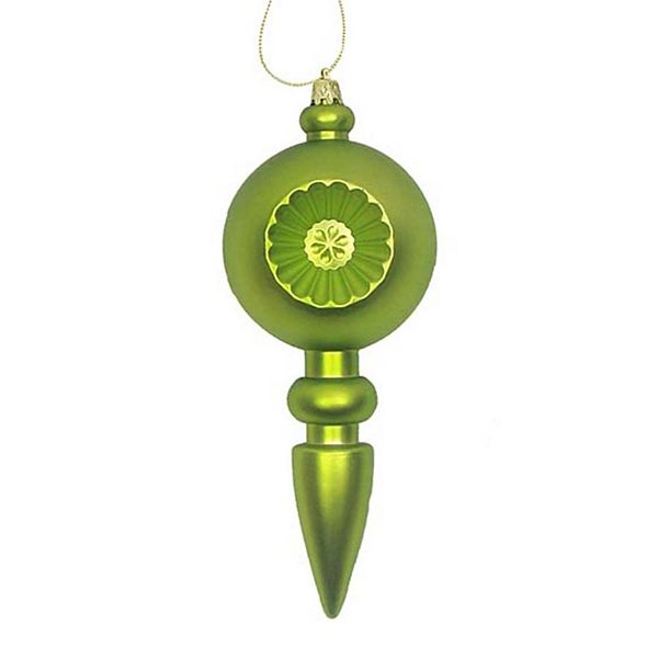 Shatterproof Retro Matte Finial Christmas Ornament 4-piece Set