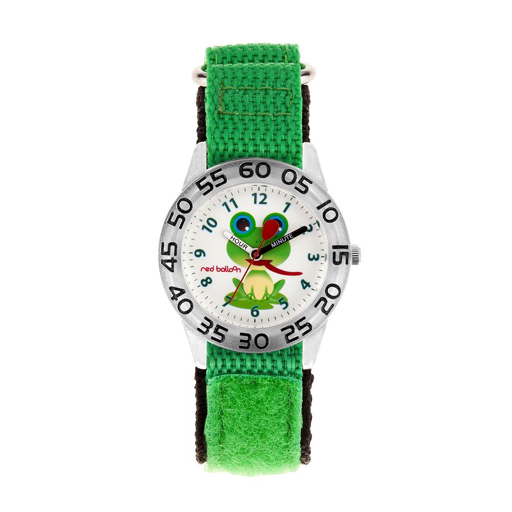 Red Balloon Kids' Frog Time Teacher Watch