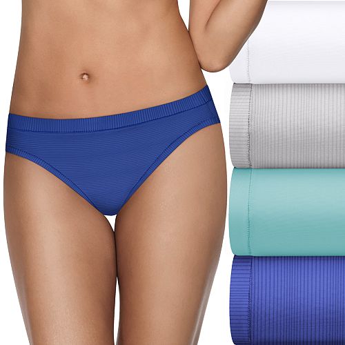 Hanes Ultimate 4 Pack 1 Bonus Microfiber Cool Comfort Bikini Panties
