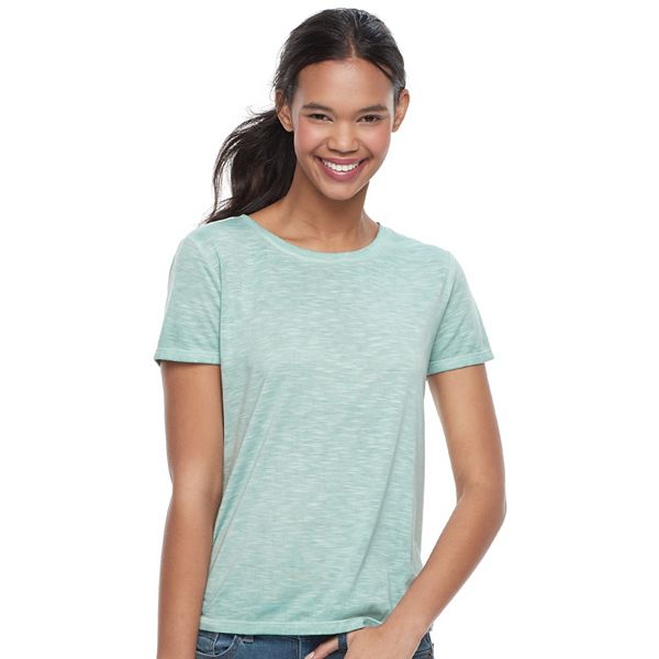 Juniors' Mudd® Crewneck Short Sleeve Tee