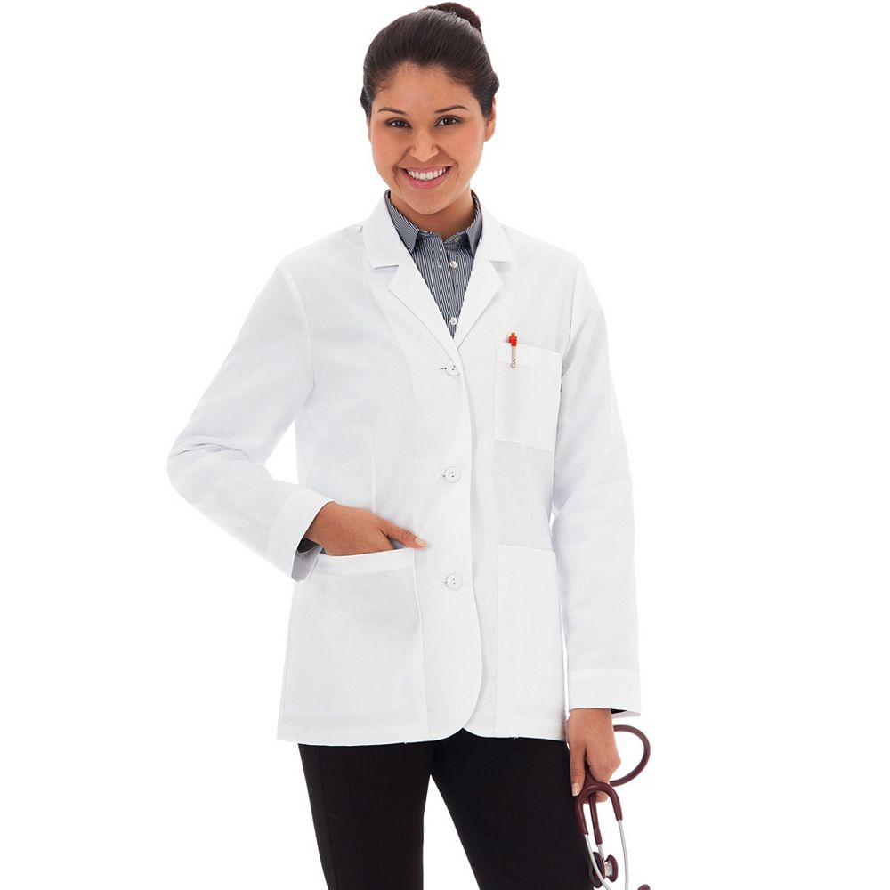 Plus Size Meta Labwear iPad-Pocket Consultation Labcoat 738