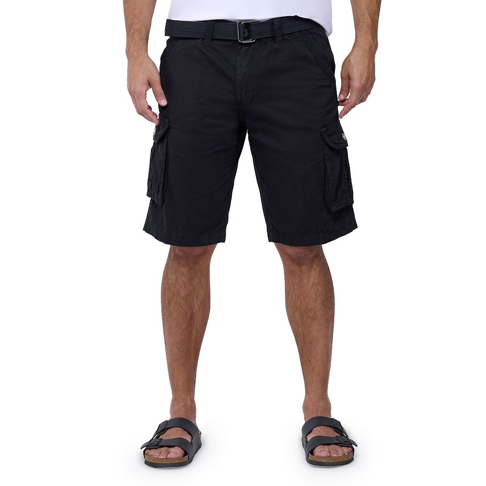 Men's RAW X by Xray Regular-Fit Belted Button Cargo Shorts