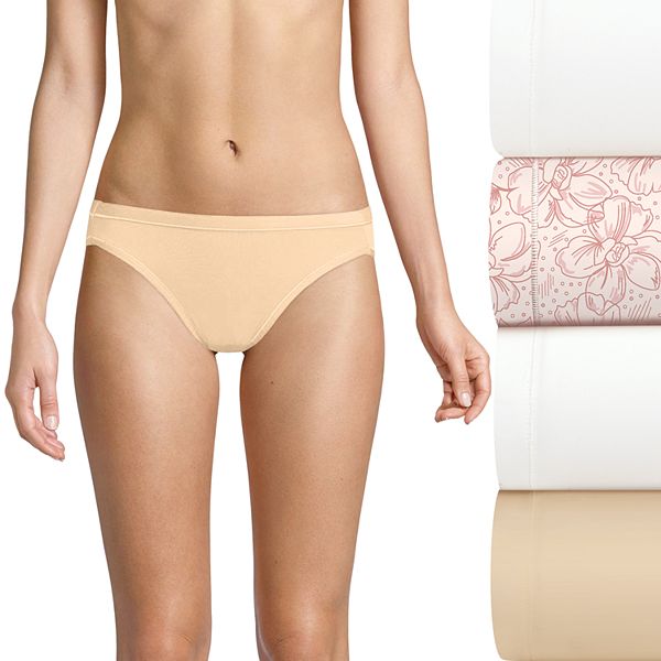 Hanes Ultimate® 4 Pack Comfort Microfiber Cool Comfort Bikini Panty Hxmfbk