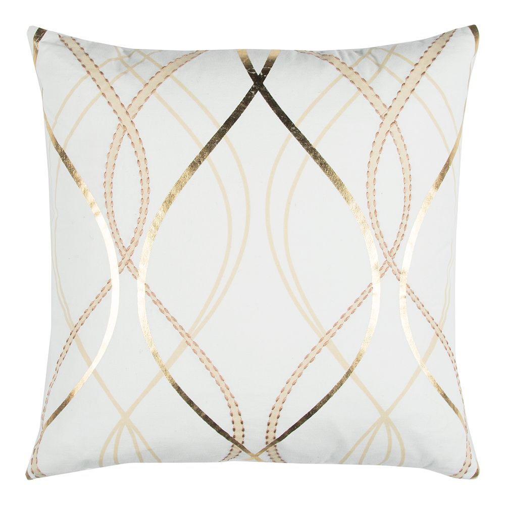 Rizzy Home Doh Geometric Lines Throw Pillow
