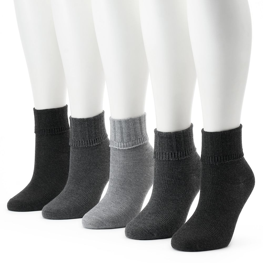 Women's Sonoma Goods For Life® 5-pk. Ribbed Cuff Crew Socks