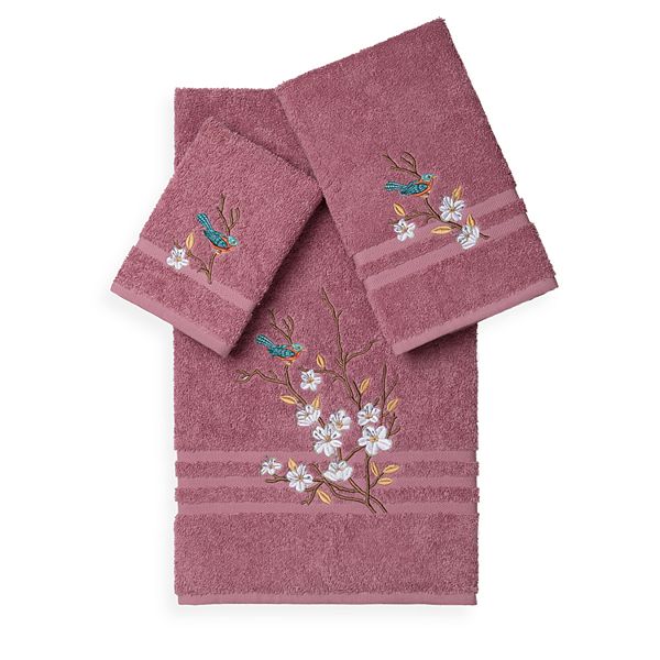 Linum Home Textiles Spring Time 3-piece Embellished Bath Towel Set