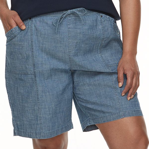 Plus Size Croft & Barrow® Drawstring Shorts