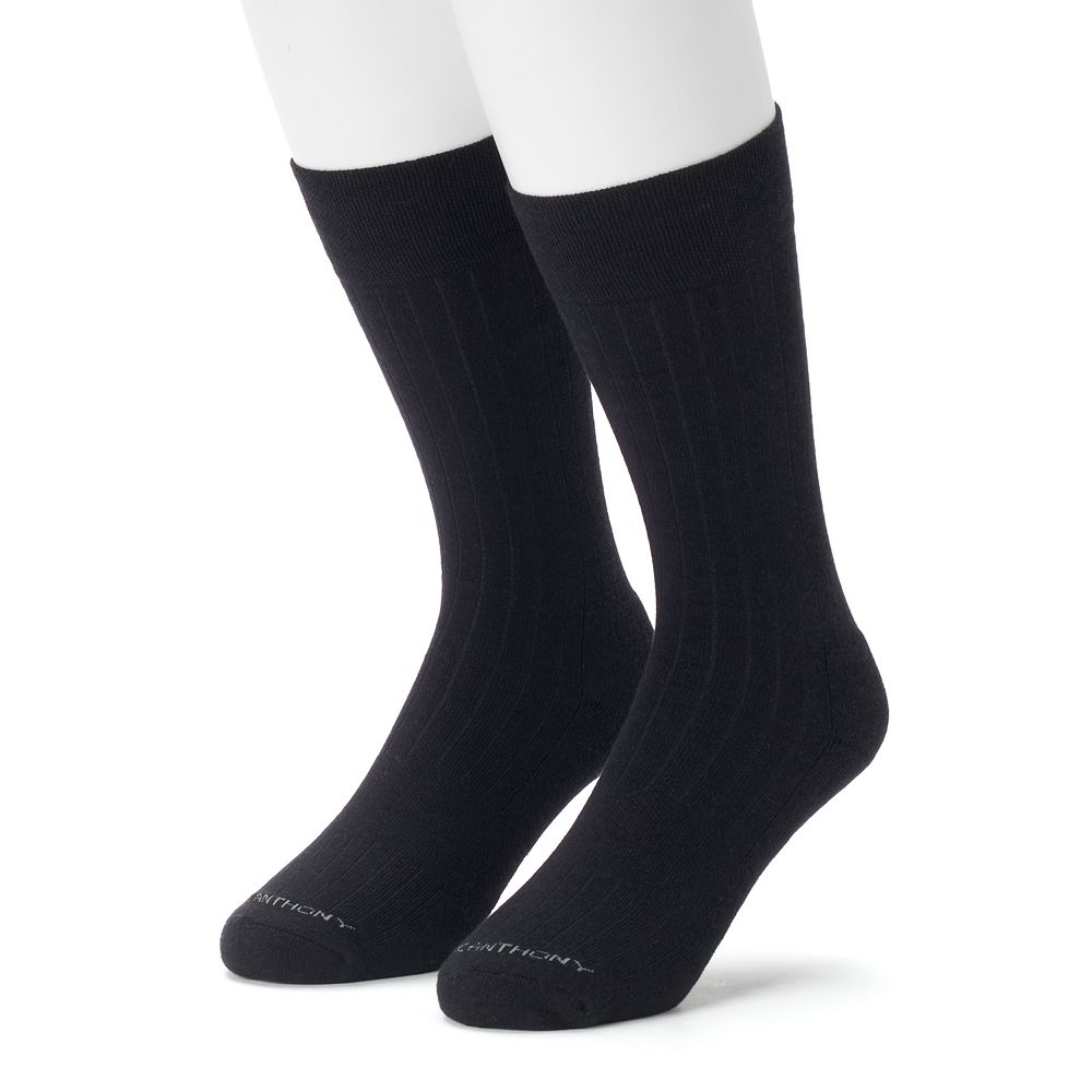 Men's 2-pack Marc Anthony Ribbed Performance Crew Socks