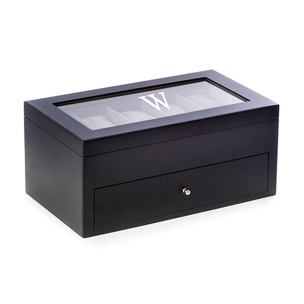 Bey-Berk Initial Monogram Twenty Watch Box