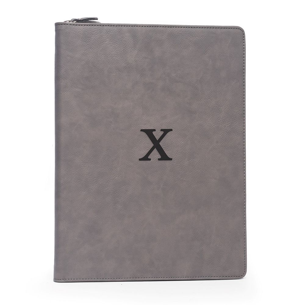 Bey-Berk Initial Monogrammed Pad Folio