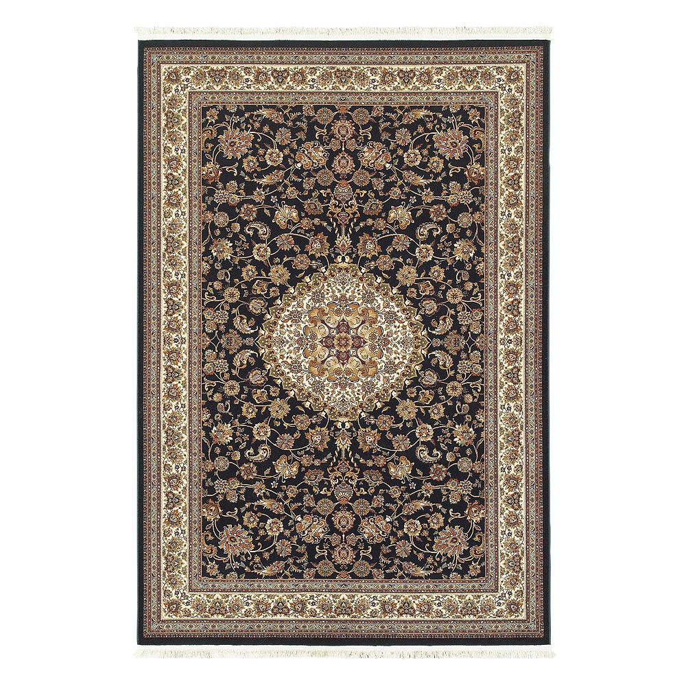 StyleHaven Mackenzie Classic Medallion Framed Floral Rug