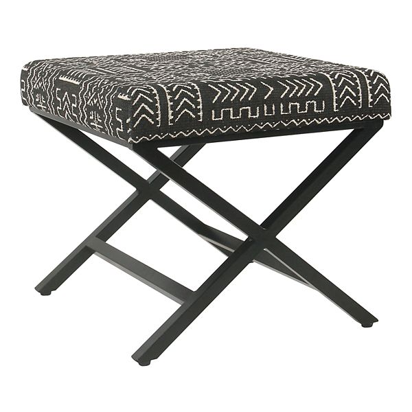 HomePop Padded Ottoman