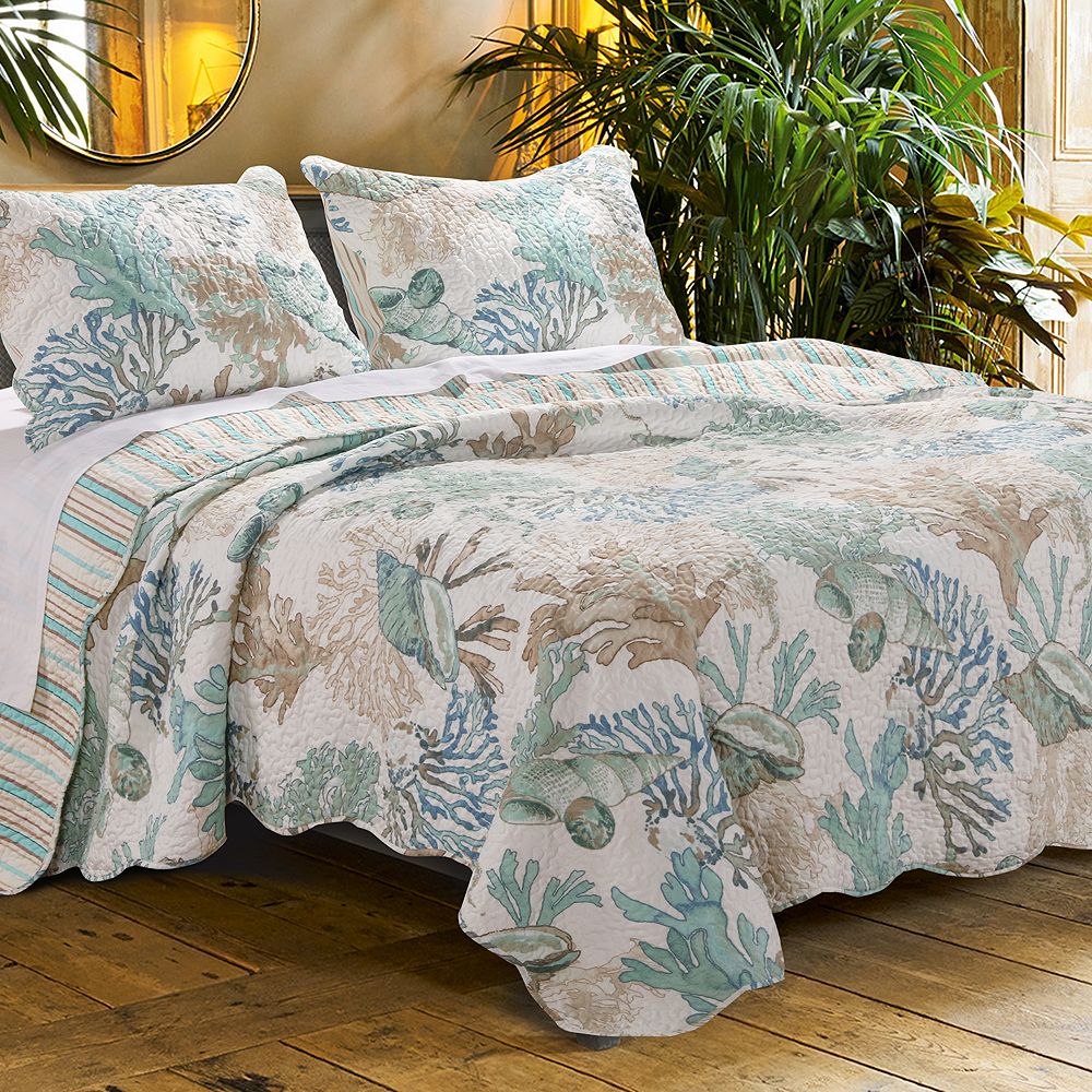 Barefoot Bungalow Atlantis Quilt Set