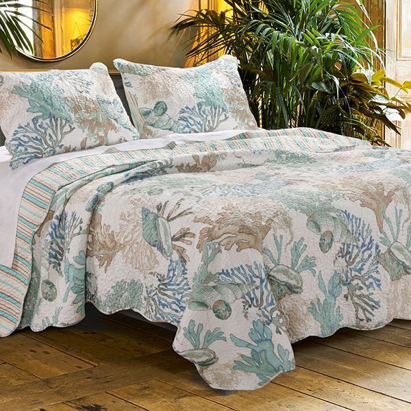 Barefoot Bungalow Atlantis Quilt Set