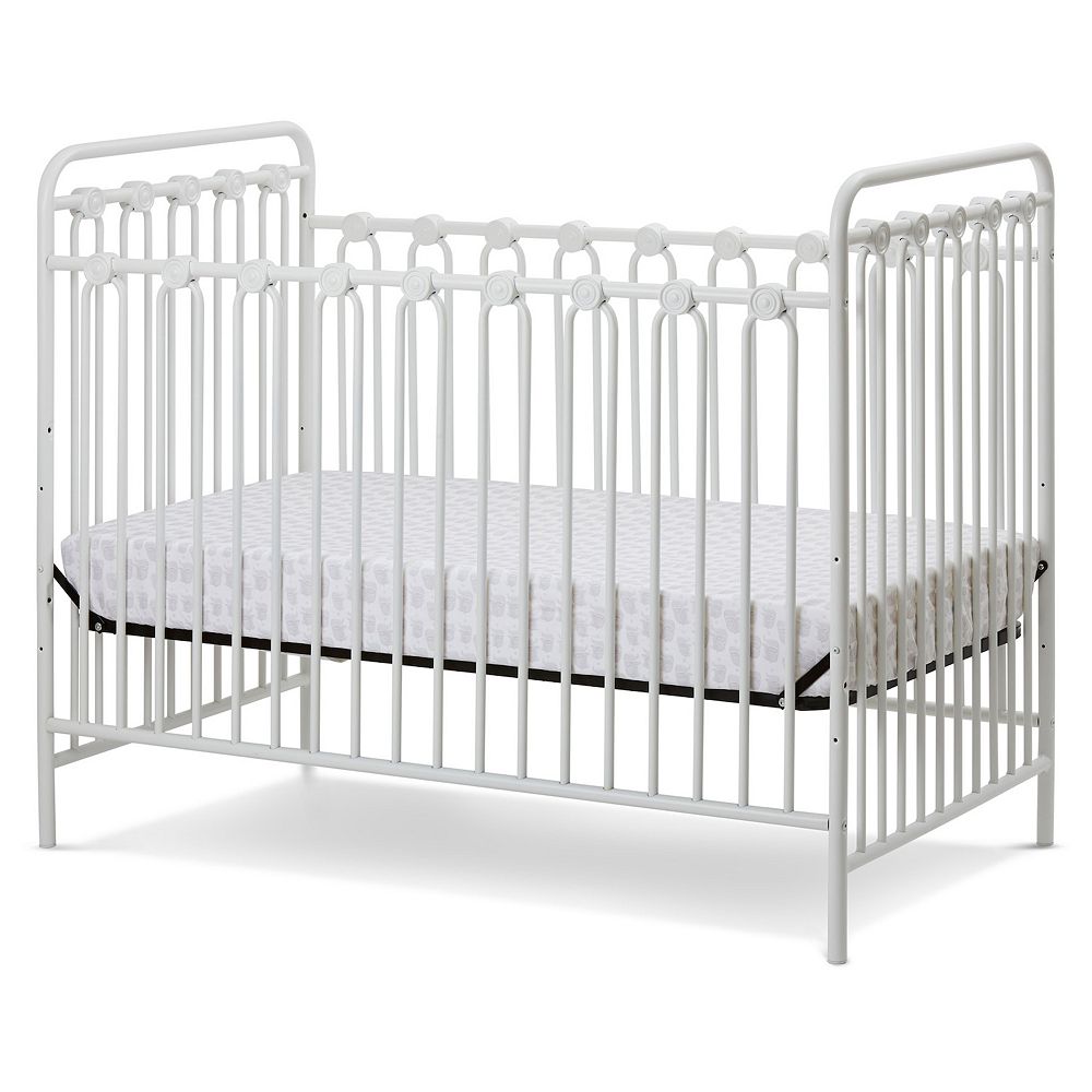 LA Baby Napa 3-in-1 Convertible Full Sized Metal Crib