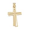 14k Gold Dual Cross Pendant