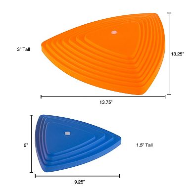 Hey! Play! 6-Piece Triangular Stepping Stones Set