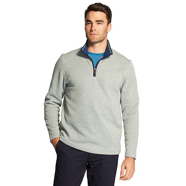 Men's IZOD Classic-Fit Sweater Fleece Quarter-Zip Pullover