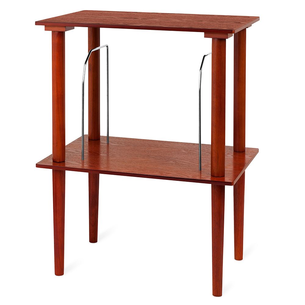 Victrola Wooden Stand with Record Holder
