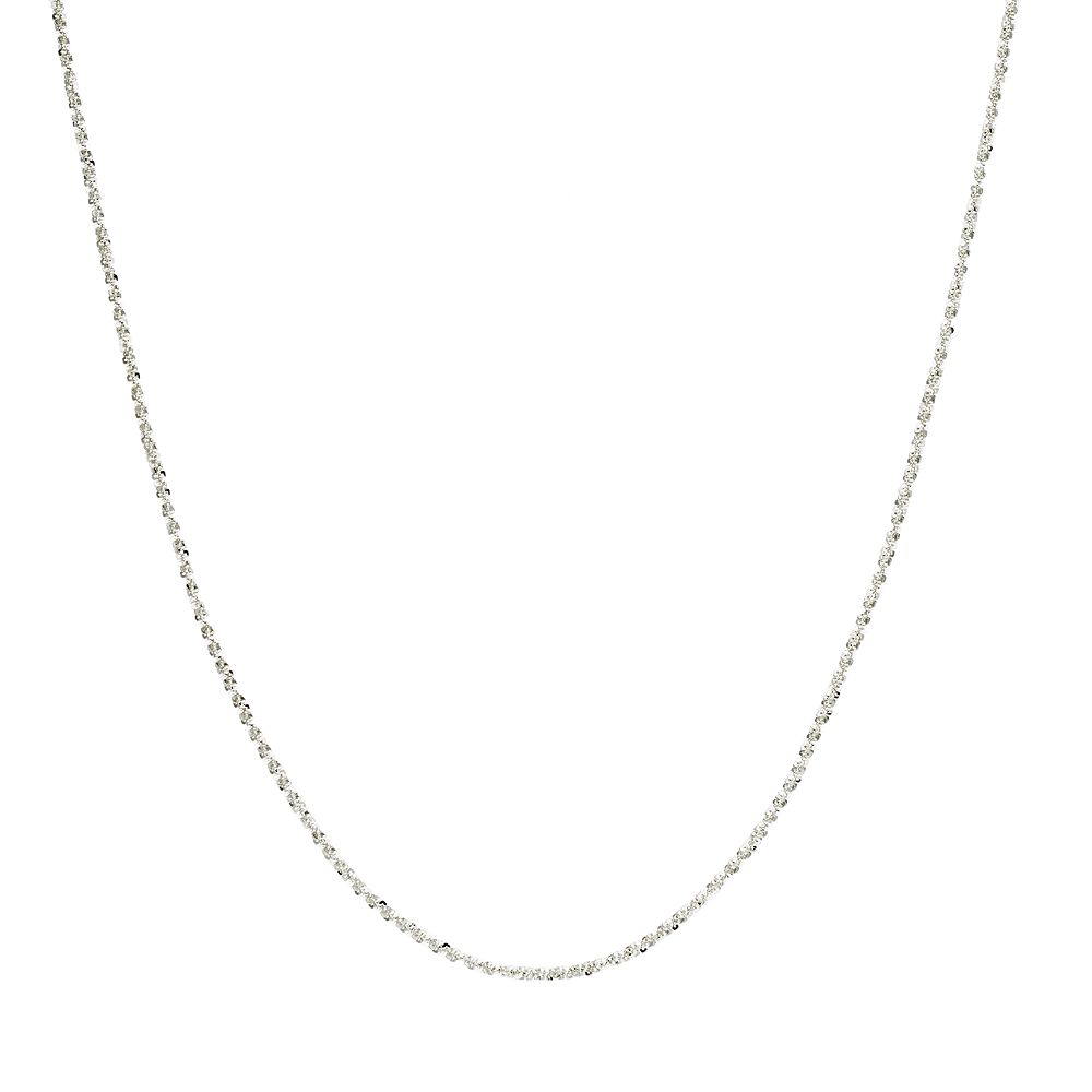 PRIMROSE Sterling Silver Sparkle Chain Necklace