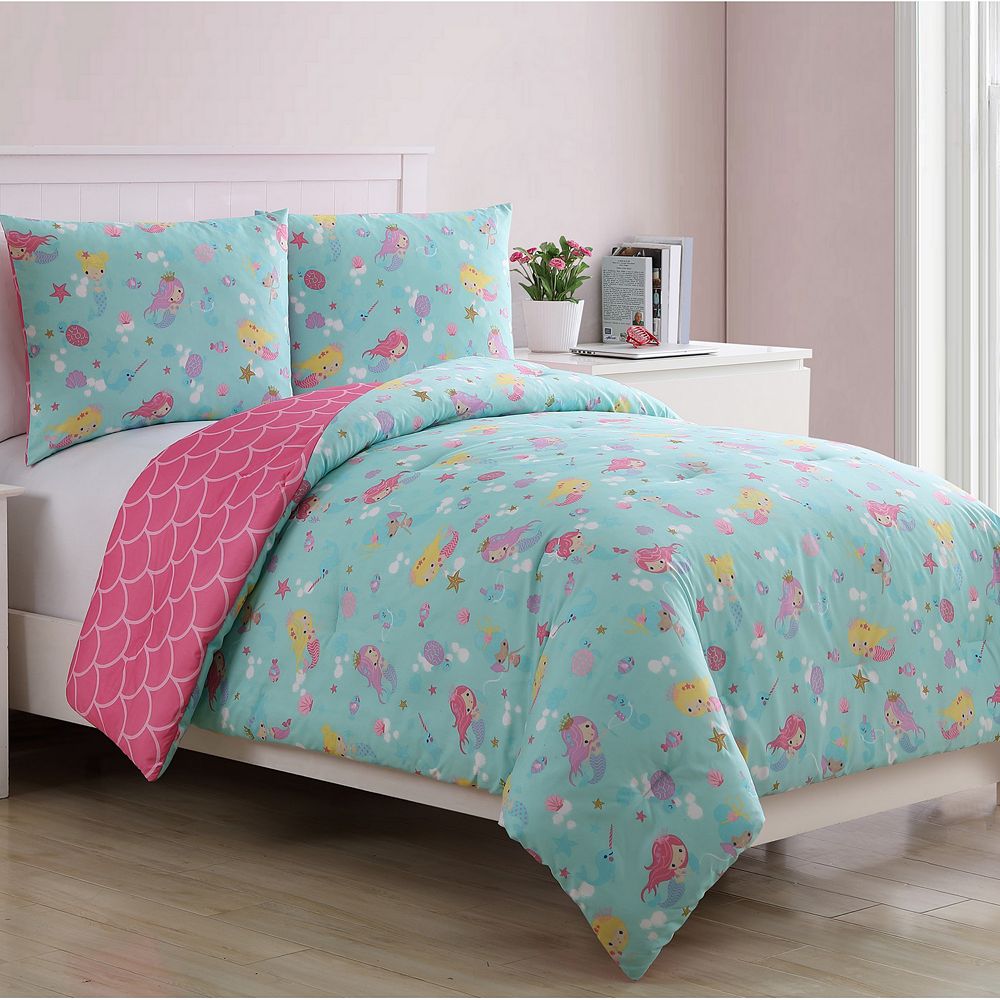 VCNY Home Mermaid Princess Comforter Set