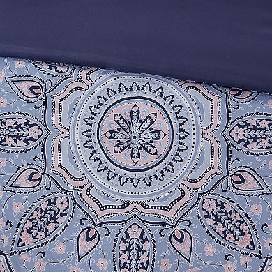 Intelligent Design Skye Boho Comforter Set with Throw Pillows