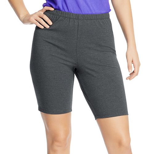 Plus Size Just My Size Solid Bike Shorts Plus Size Just My Size Solid Bike Shorts