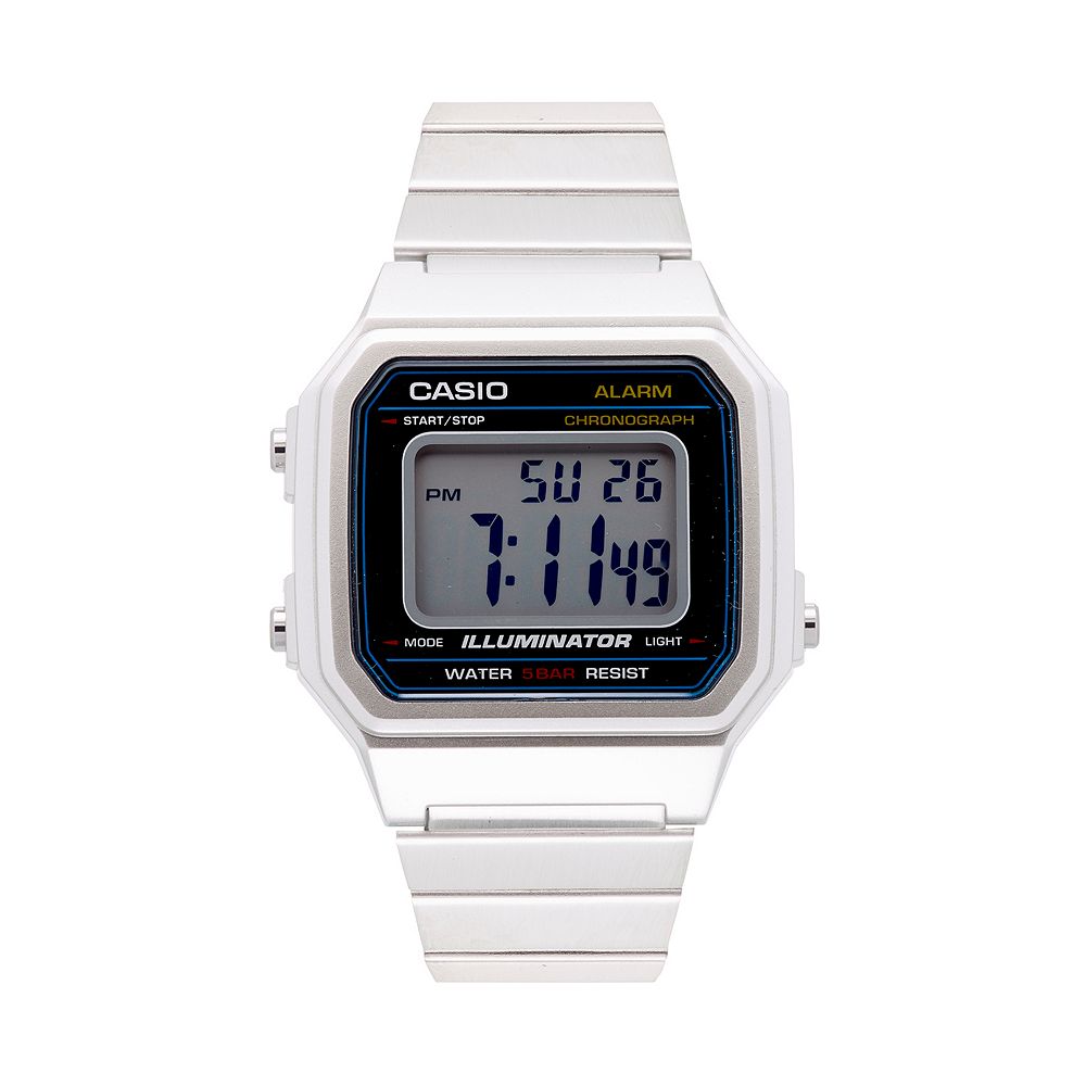 Casio Men's Classic Stainless Steel Digital Watch - B650WD-1ACF