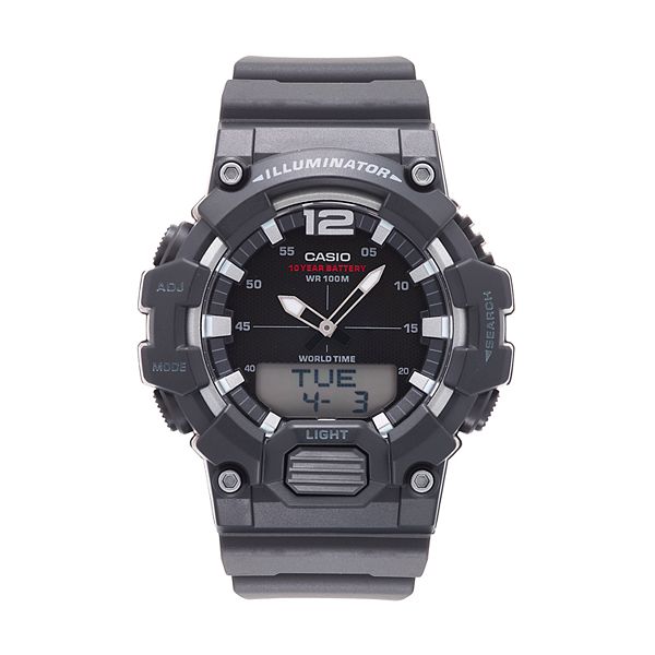 Casio Men's Telememo World Time Analog-Digital Watch