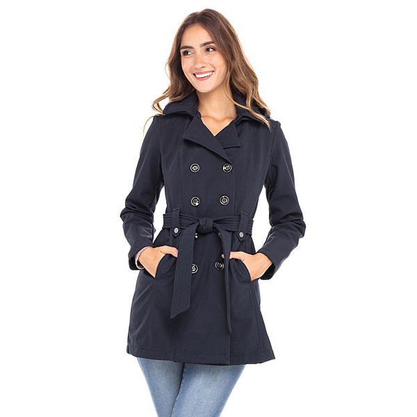 Women's Sebby Double-Breasted Hooded Soft Shell Jacket