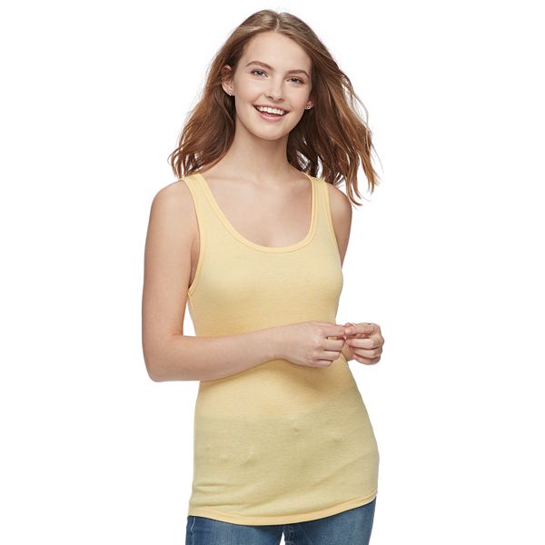 Juniors' SO® Ribbed Racerback Tank