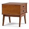 Simpli Home Draper Mid Century Side Table