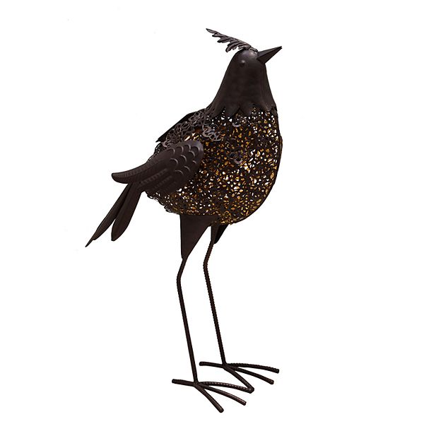 Solar Powered LED Bird Garden Decor