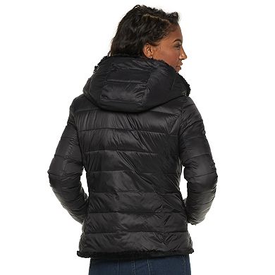 Women's Be Boundless Reversible Quilted Faux-Fur Jacket