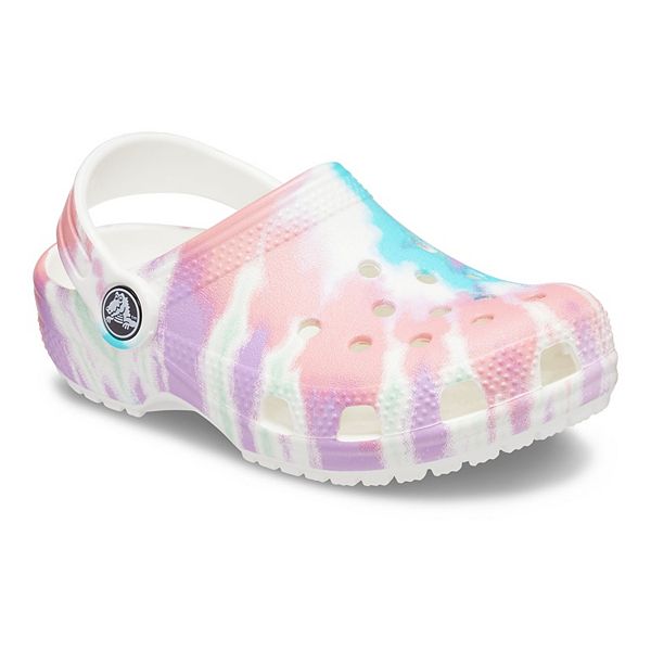 Crocs Classic Tie Dye Kids' Clogs - Fresco Multi (5) – BrickSeek