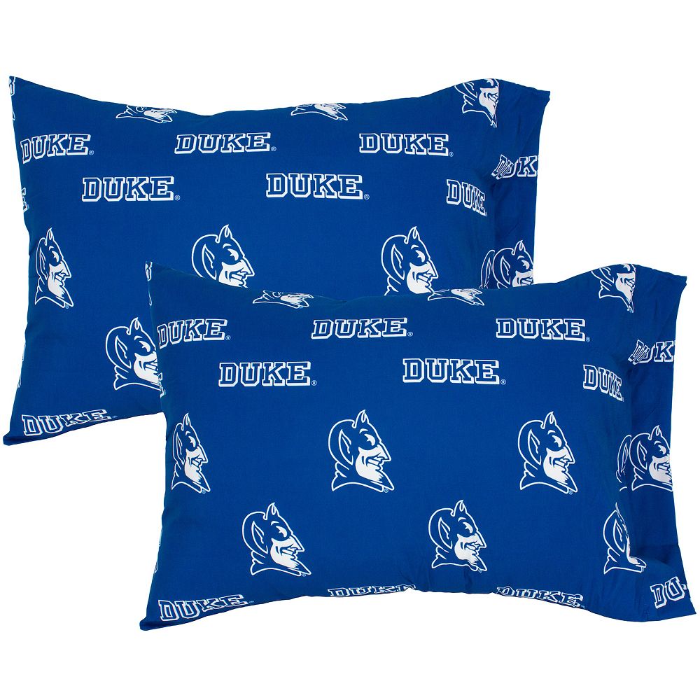 NCAA Duke Blue Devils Set of 2 King Pillowcases