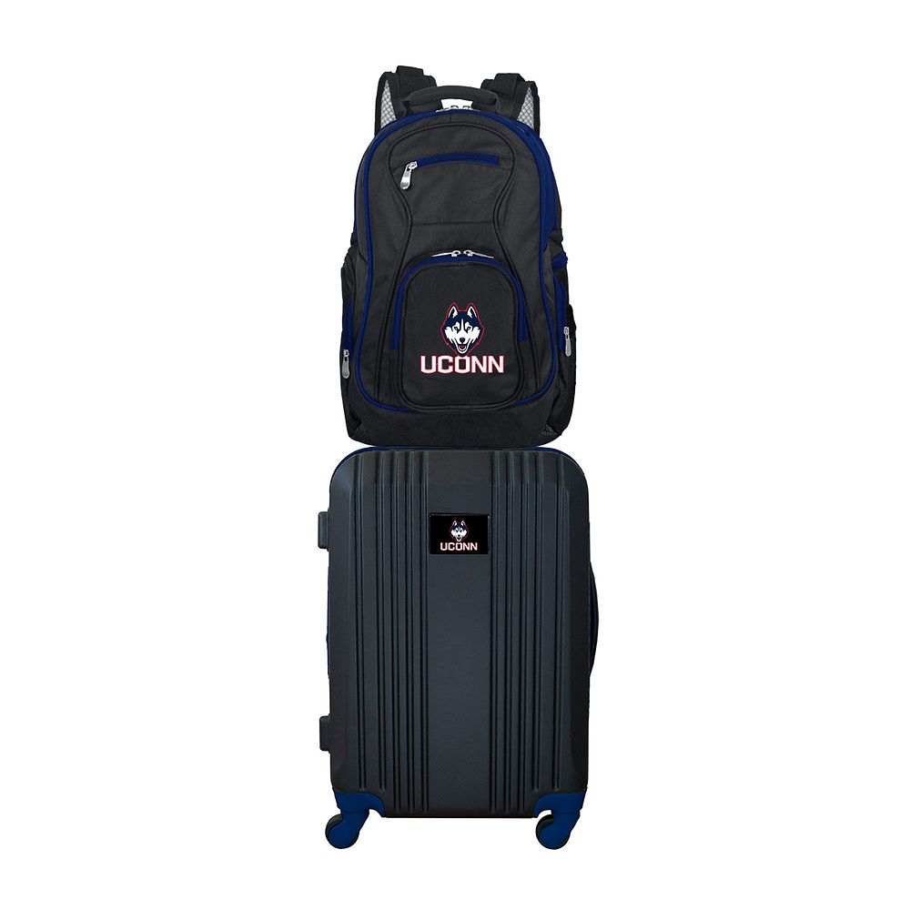 UConn Huskies Wheeled Carry-On Luggage & Backpack Set