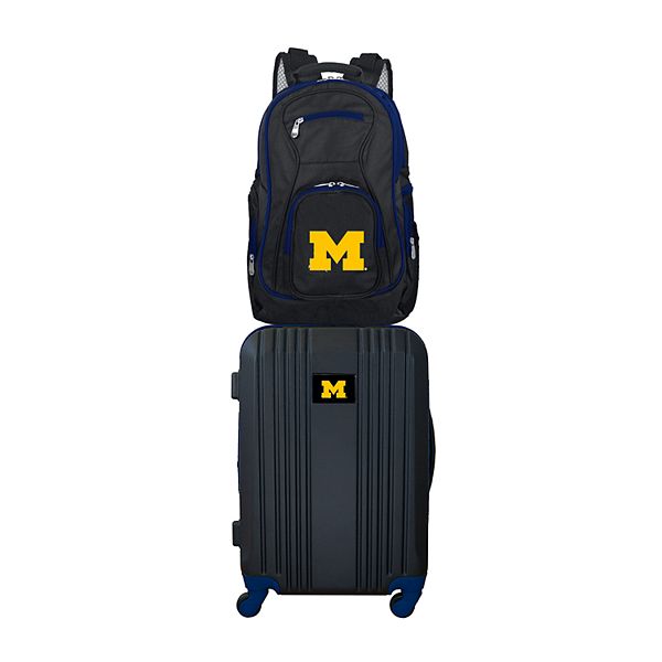 Michigan Wolverines Wheeled Carry-On Luggage & Backpack Set
