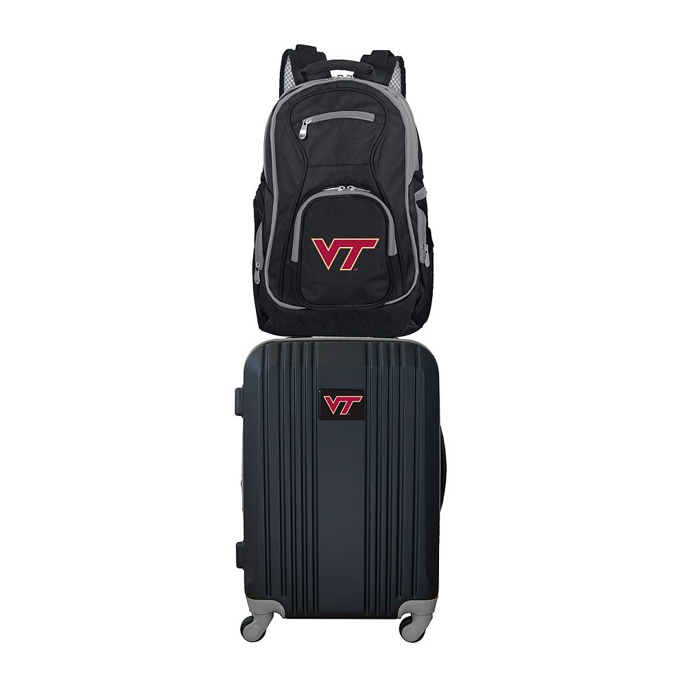 Virginia Tech Hokies Wheeled Carry-On Luggage & Backpack Set