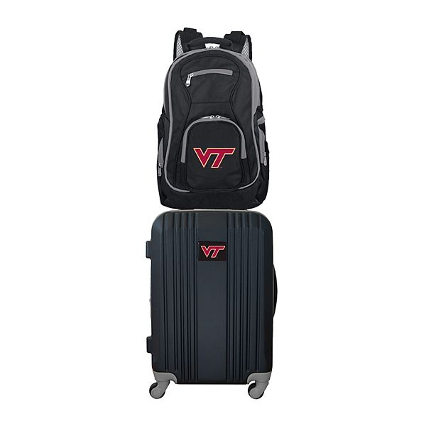 Virginia Tech Hokies Wheeled Carry-On Luggage & Backpack Set